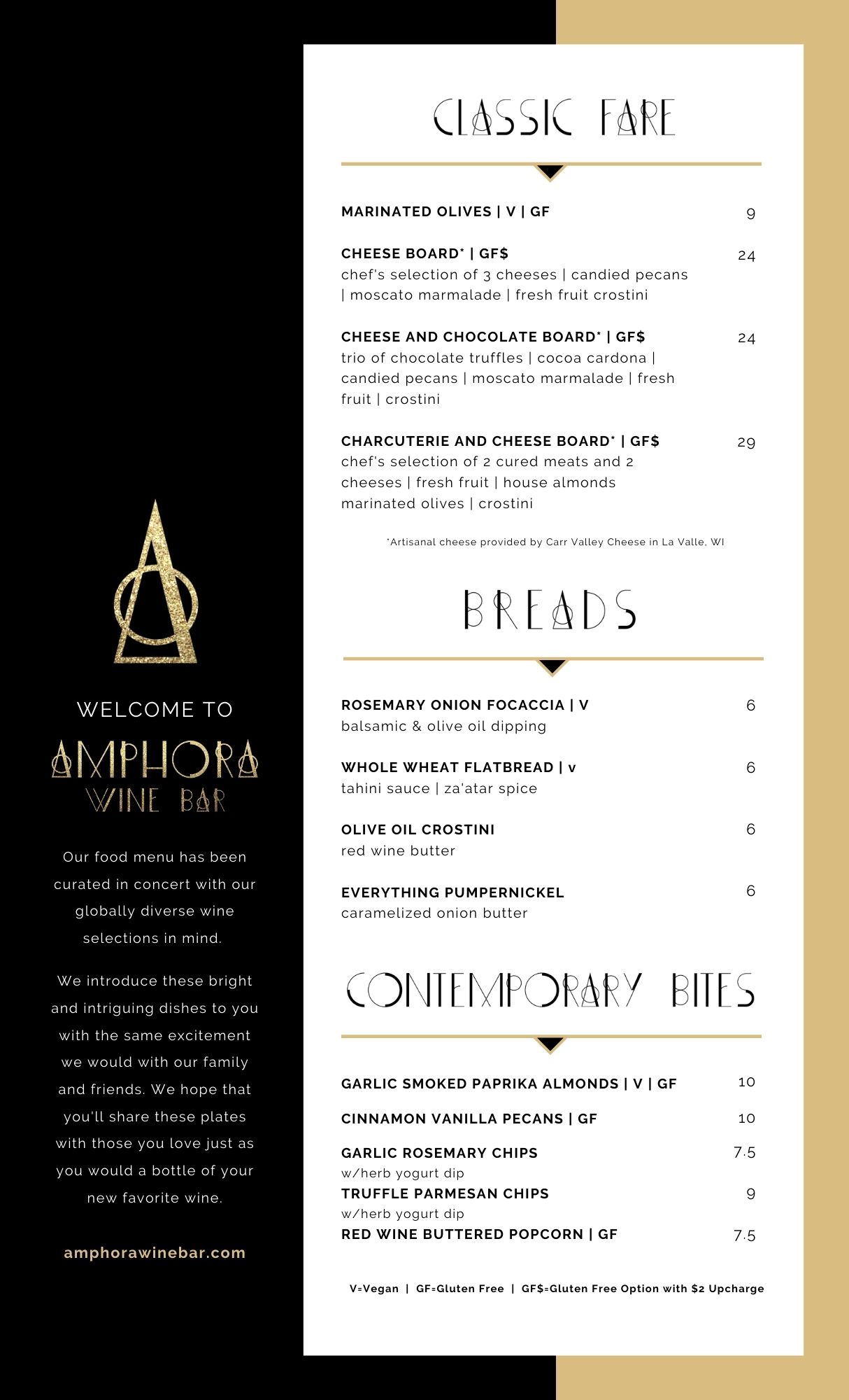 Amphora Wine Bar – In the heart of downtown Green Bay, WI